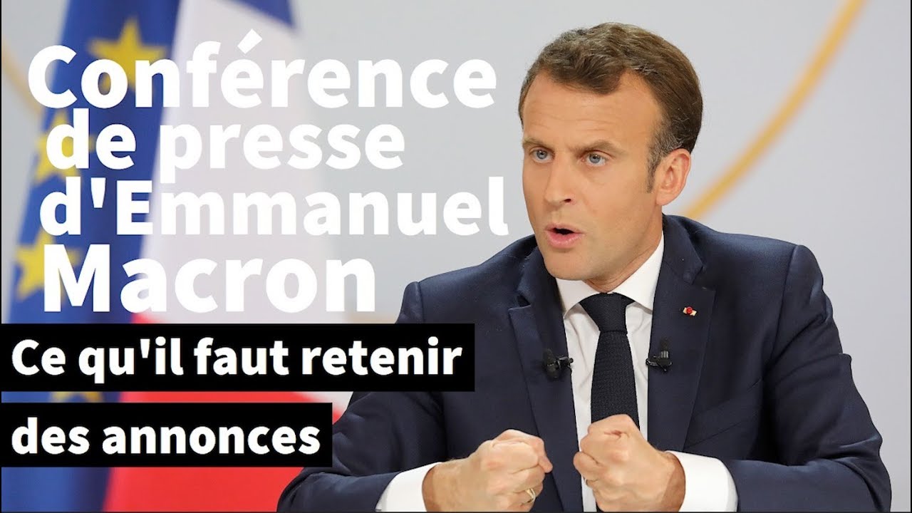 Conférence de presse d'Emmanuel Macron : ce qu'il faut retenir des ...