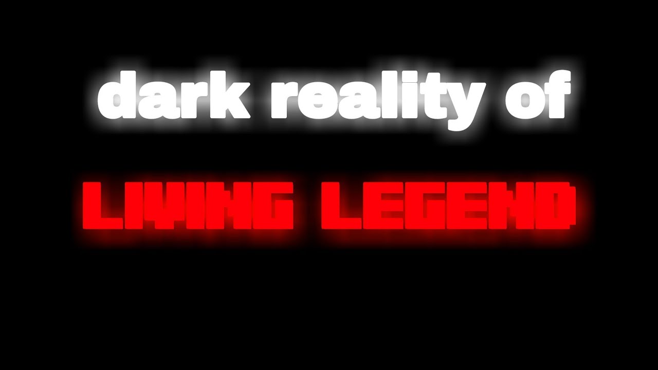 dark reality of LIVING LEGEND in Minecraft #livinglegend - YouTube