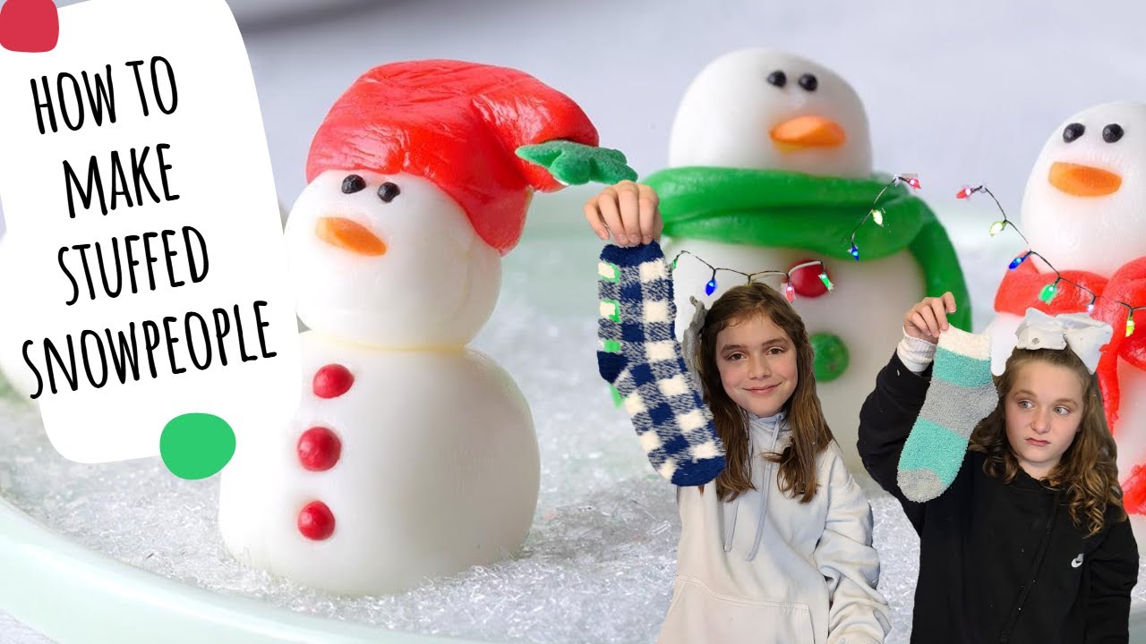 How to make stuffed snowmen/snow women/ snow people - YouTube