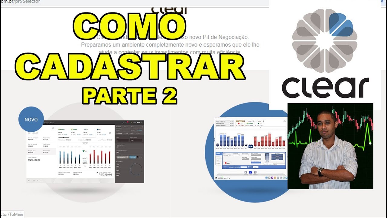Como se cadastrar na Clear Corretora - Parte 2 - YouTube