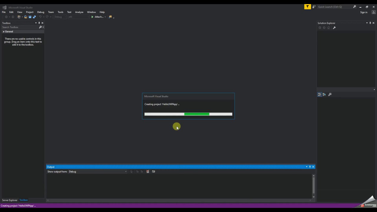 UWP - 01 - Create a Simple UWP Application - YouTube