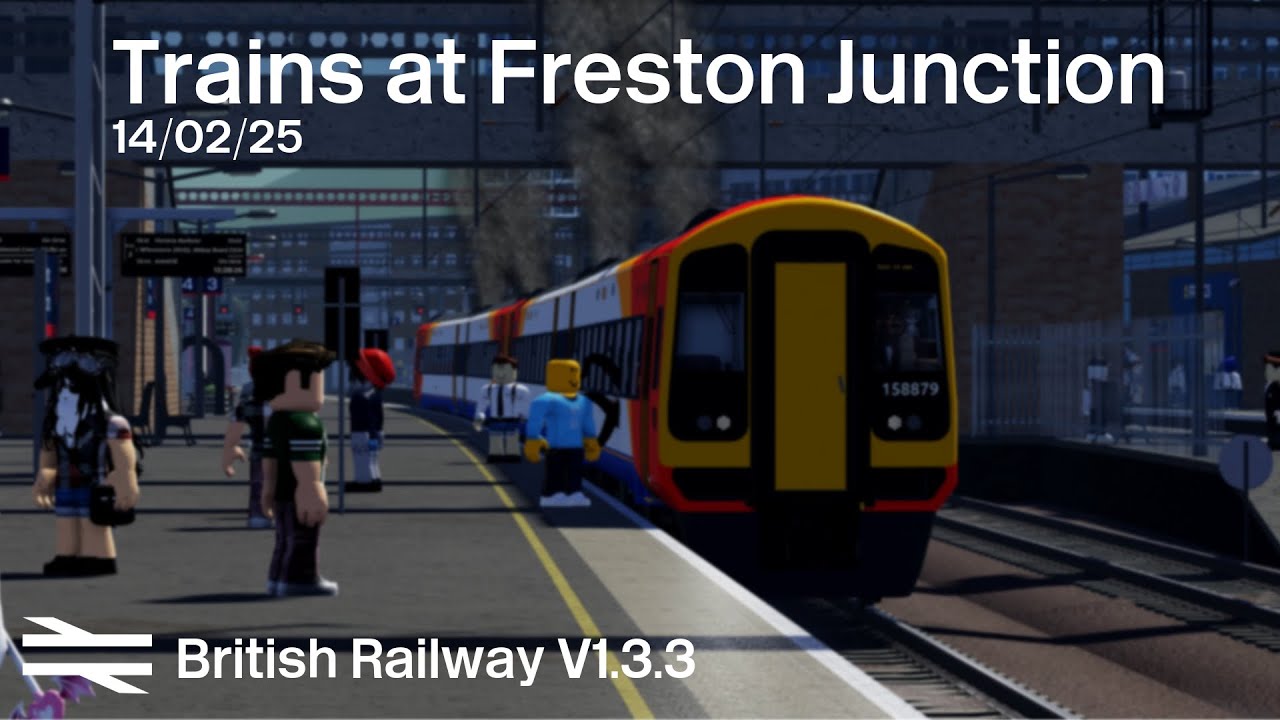 Trains at Freston Junction (Roblox British Railway) - YouTube