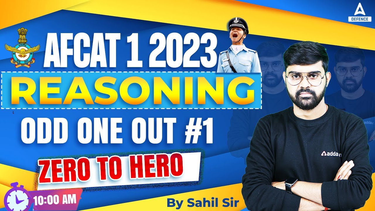 Odd One Out ( Part -01 ) | AFCAT Reasoning | AFCAT 1 2023 Preparation ...