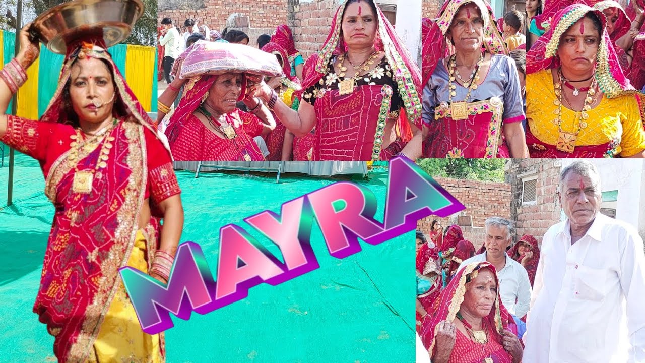 Mayra in rajasthan, rajastani traditional program, jhunjhunu chirna ...