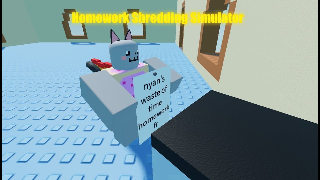 Roblox (Homework Shredding Simulator) #58 - YouTube