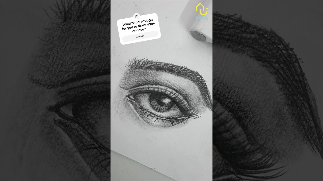 Easy Eye Drawing for NATA / JEE B.Arch Entrance Exam 🎨 - YouTube