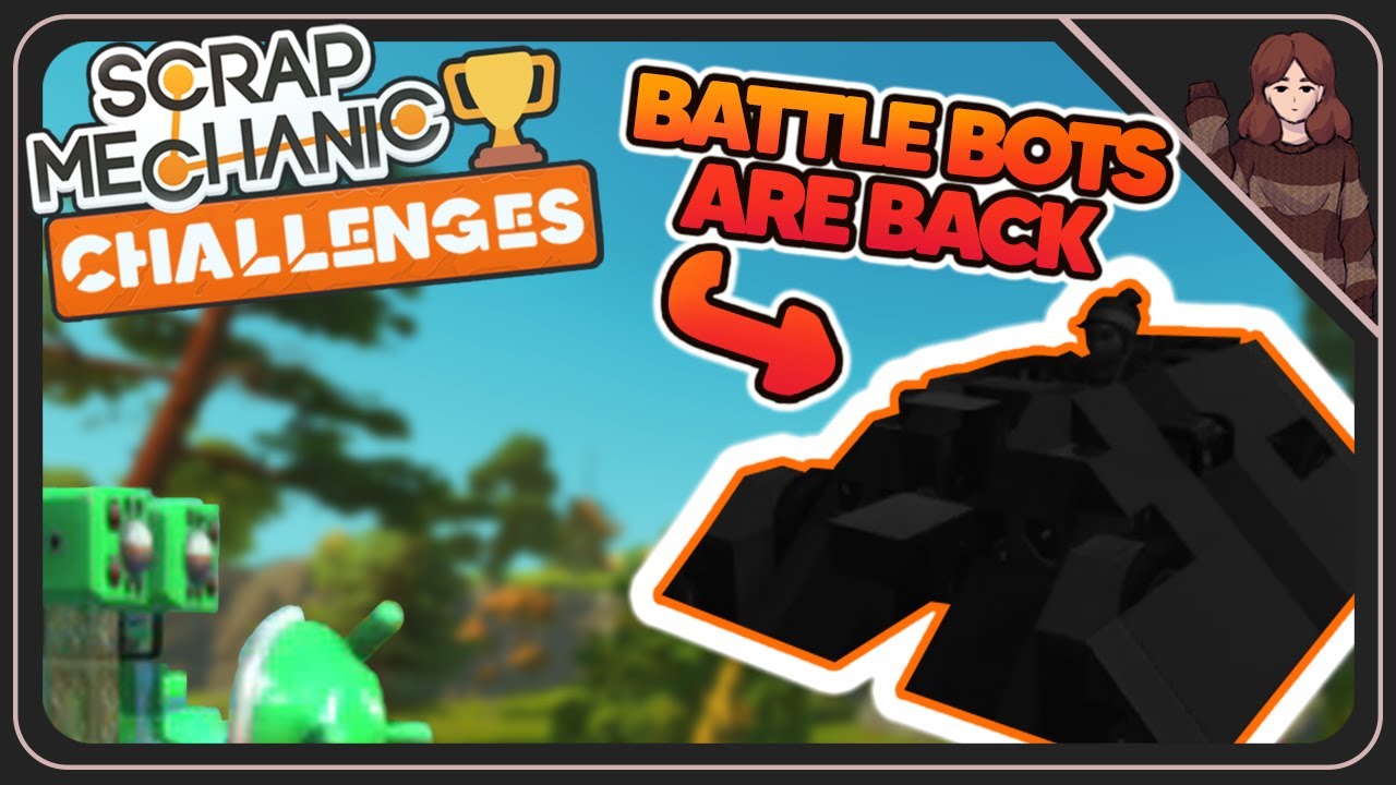 Brawling with Battle Bots!・Scrap Mechanic Challenges - YouTube