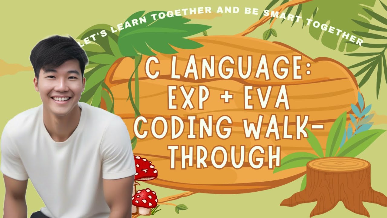 Pemrograman Bahasa C - Materi 11 - Expression and Evaluation - Coding Walkthrough - YouTube