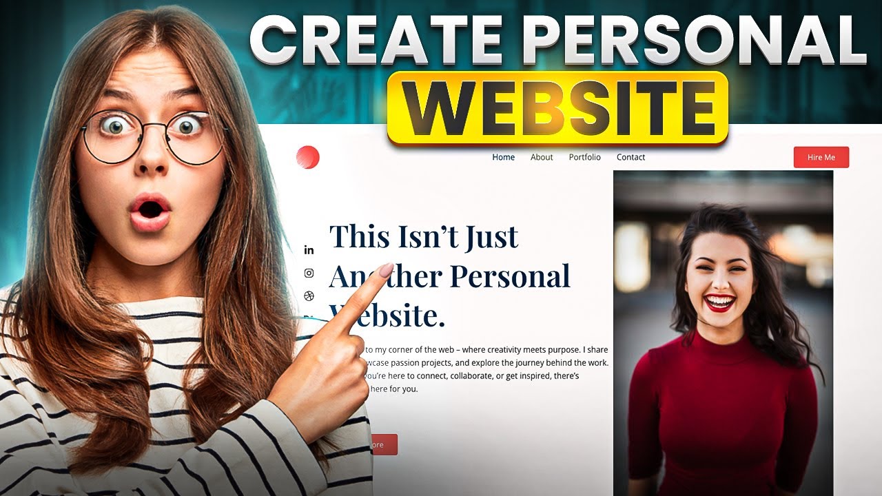 How To Create a Personal Website in WordPress 🔥 - Personal Website ...