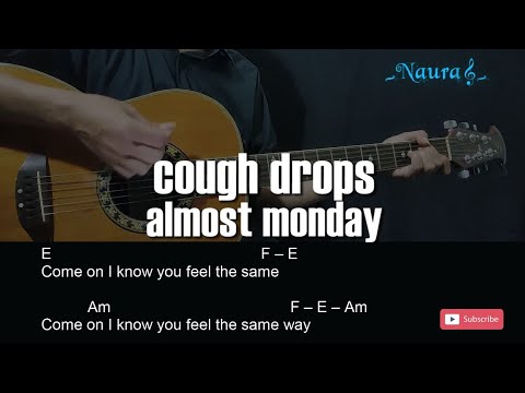 almost monday - cough drops Guitar Chords Lyrics - YouTube