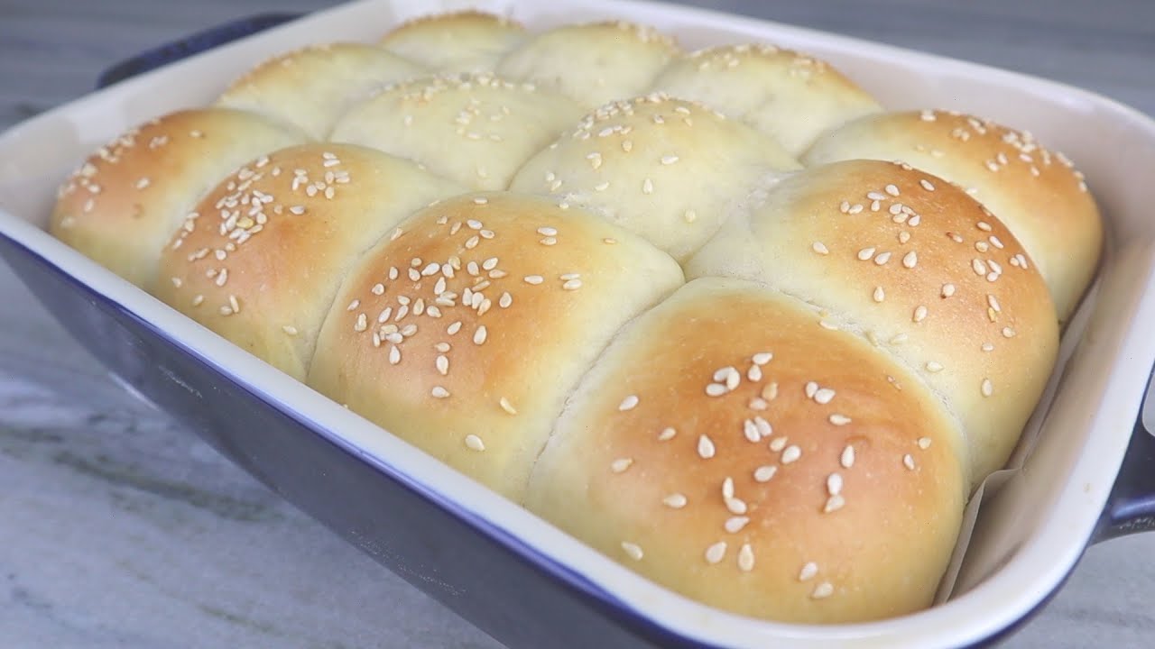 Super Fluffy Milk Buns | No Knead! | 2 Minutes Dough Ready, Incredibly ...