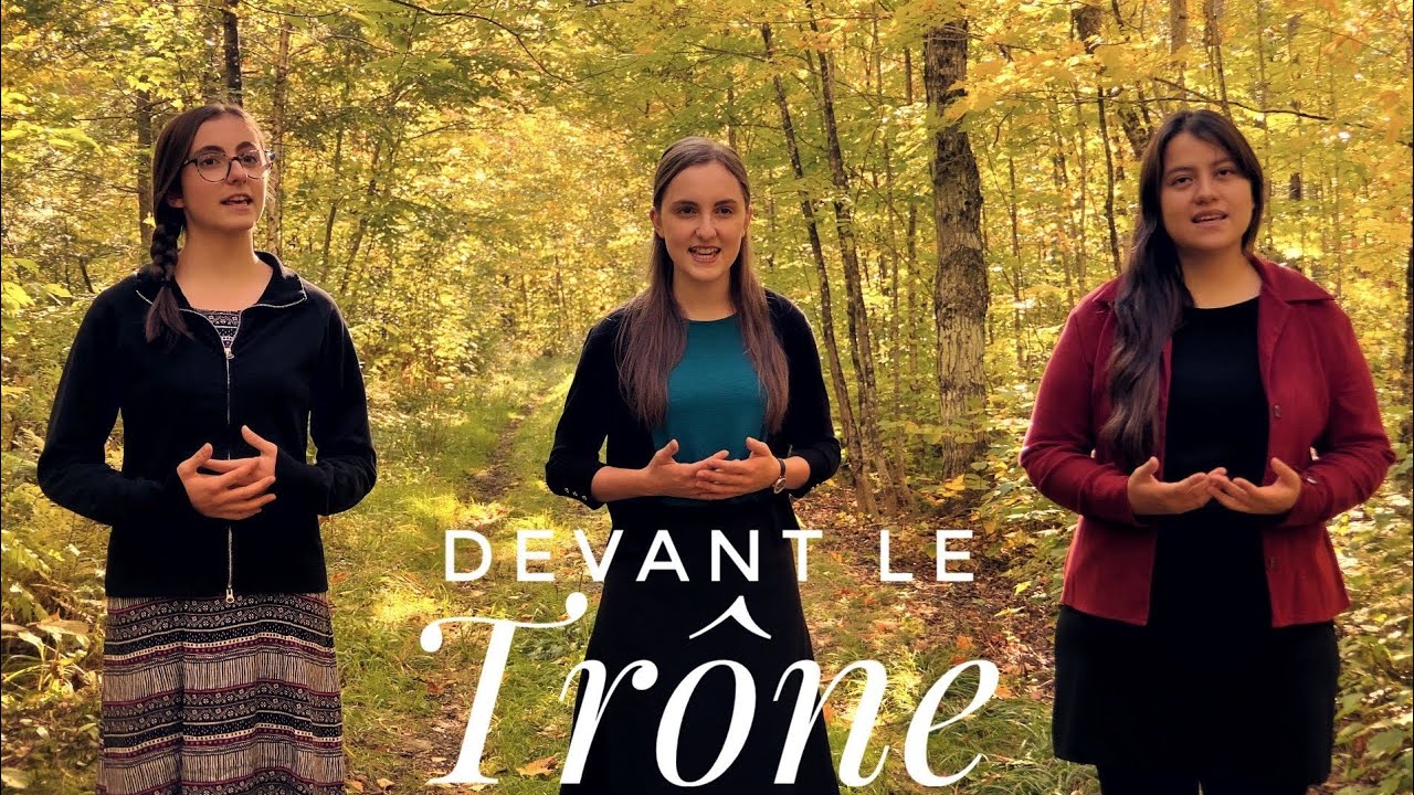 Devant le trône | Audréanne Cloutier (& Laurie et Ruby) Chords - Chordify