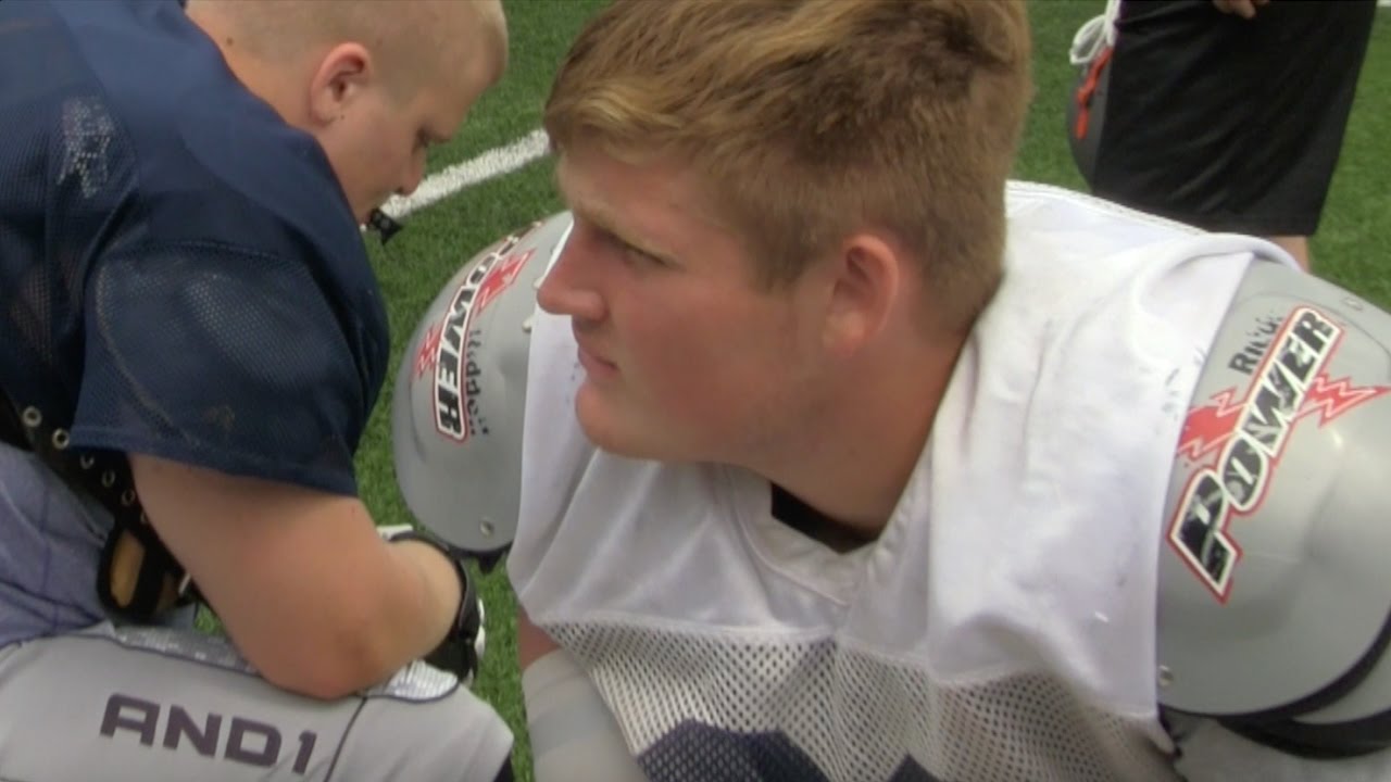 Michael Van Beek - 6' 4" 272 lbs. c/o 2018 Arlington HS, WA - at Trench ...