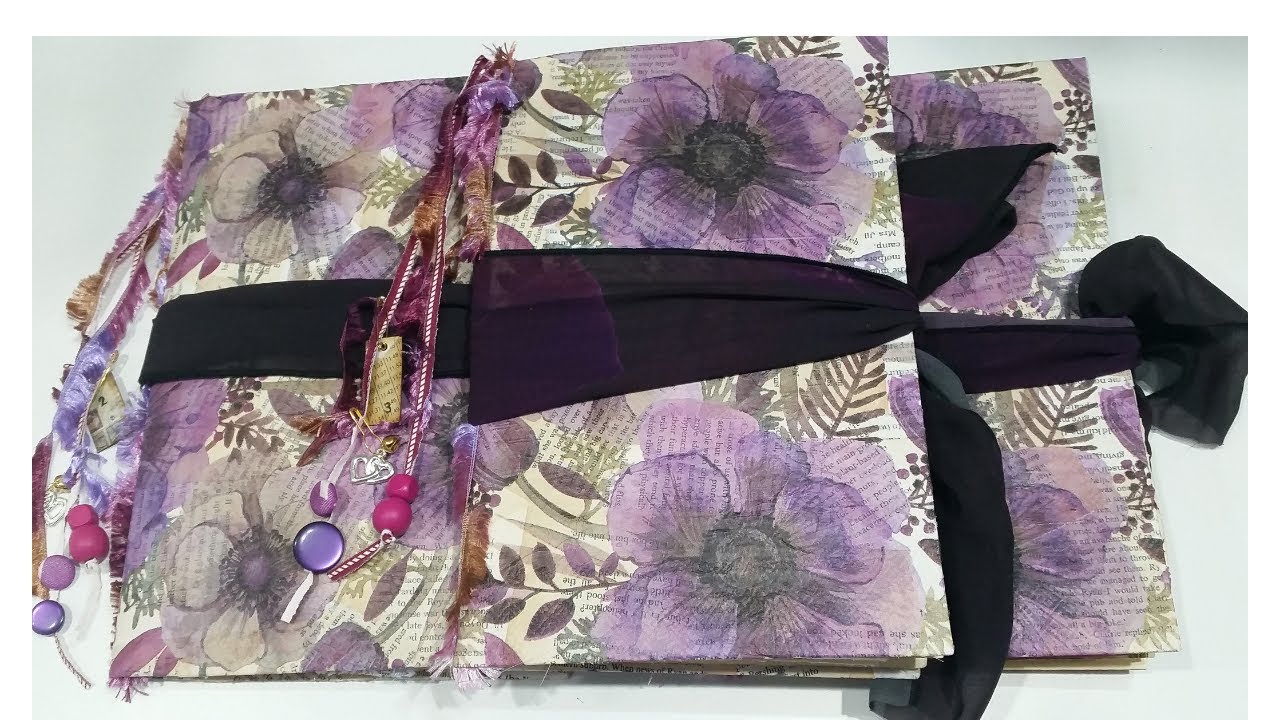 Purple Flowish Journals 💜 (Sold) - YouTube