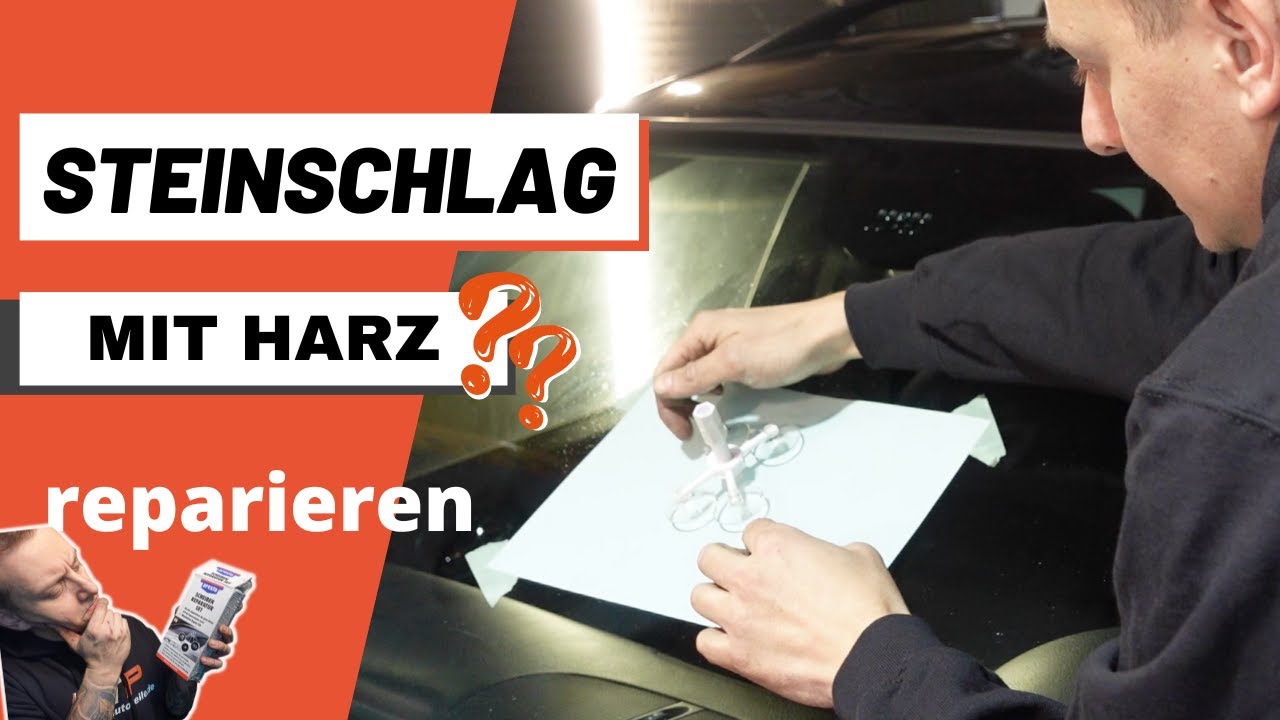 Steinschlag in der Scheibe fix selbst reparieren! - YouTube