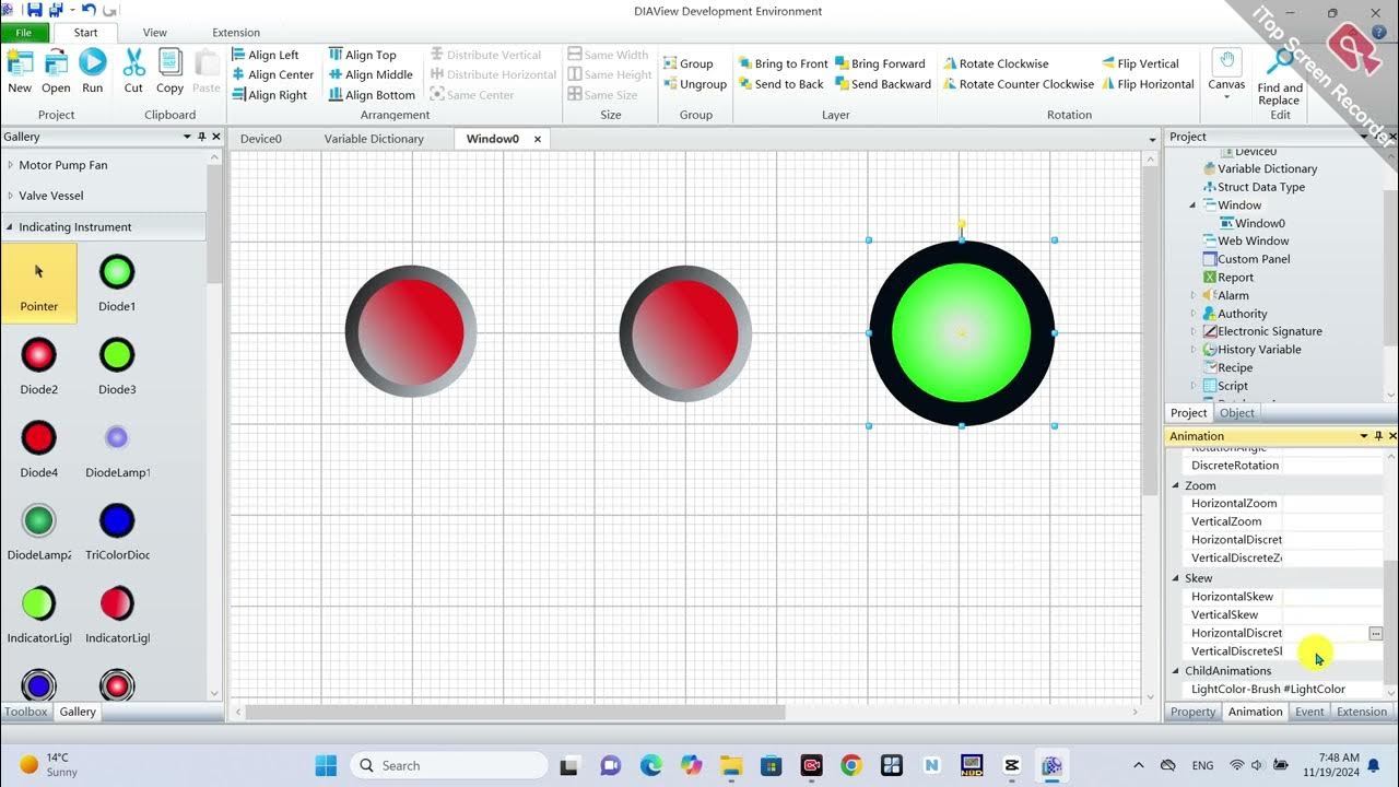 DELTA AUTOMATION DIAView SCADA GET START - YouTube