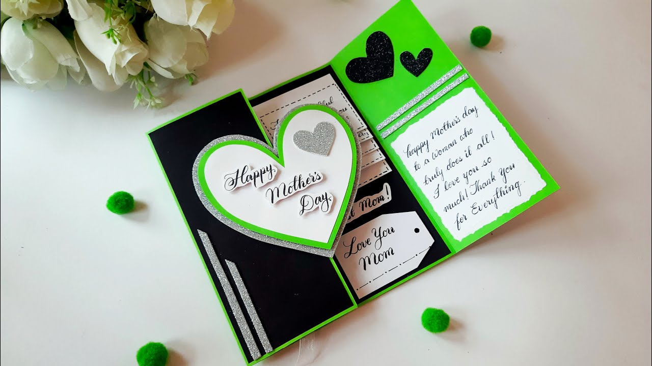 DIY Mother's Day Greeting Card | Beautiful Handmade Greeting Card ...