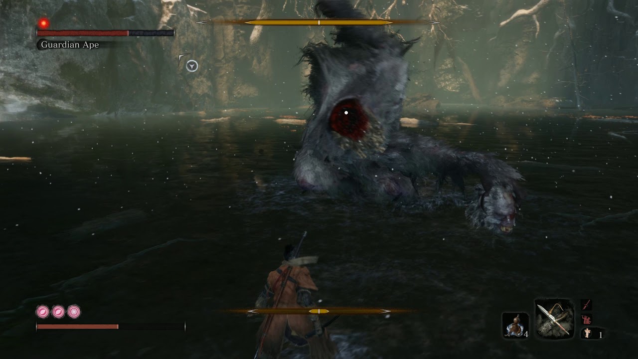 Sekiro - Guardian Ape - Second Phase (Boss Fight) - YouTube