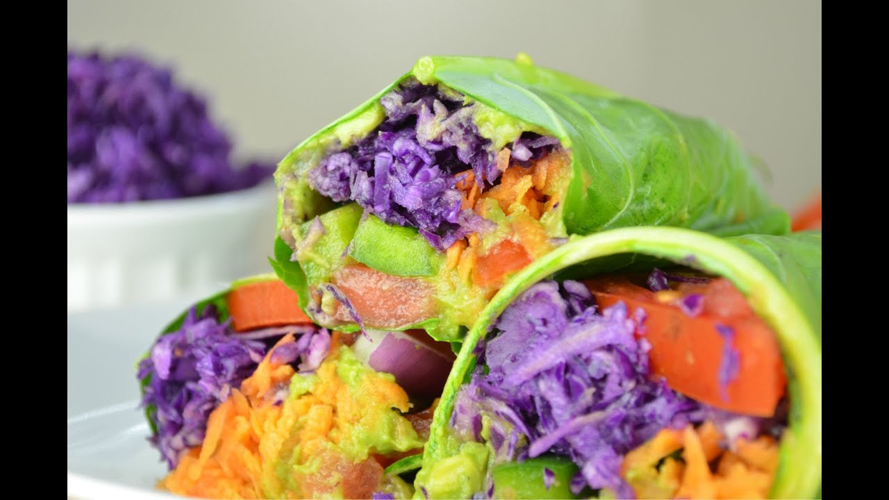 Raw Vegan Wraps Fablunch Youtube