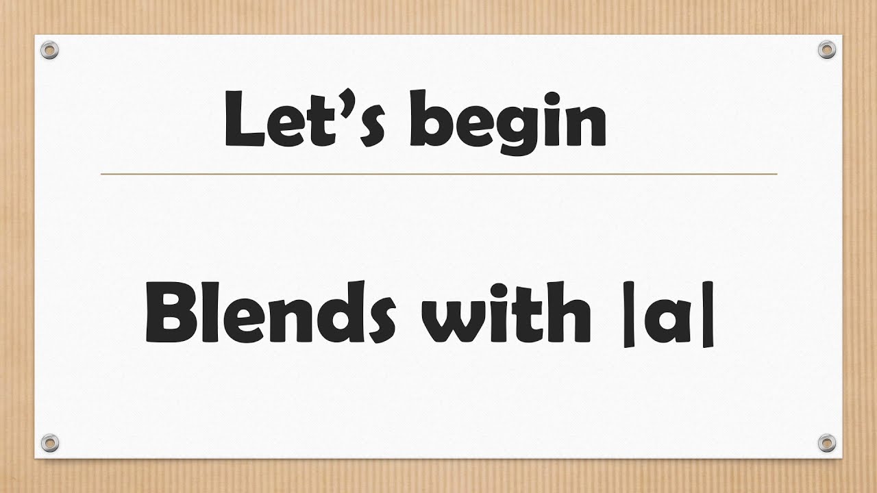 Blending Consonants and Vowels - Two-Letter CV Blends - Learn to Read ...