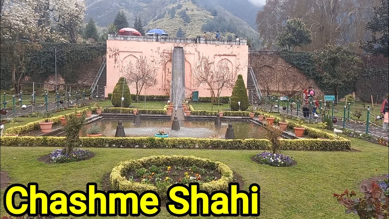 Chashme Shahi Srinagar Kashmir in March April - YouTube