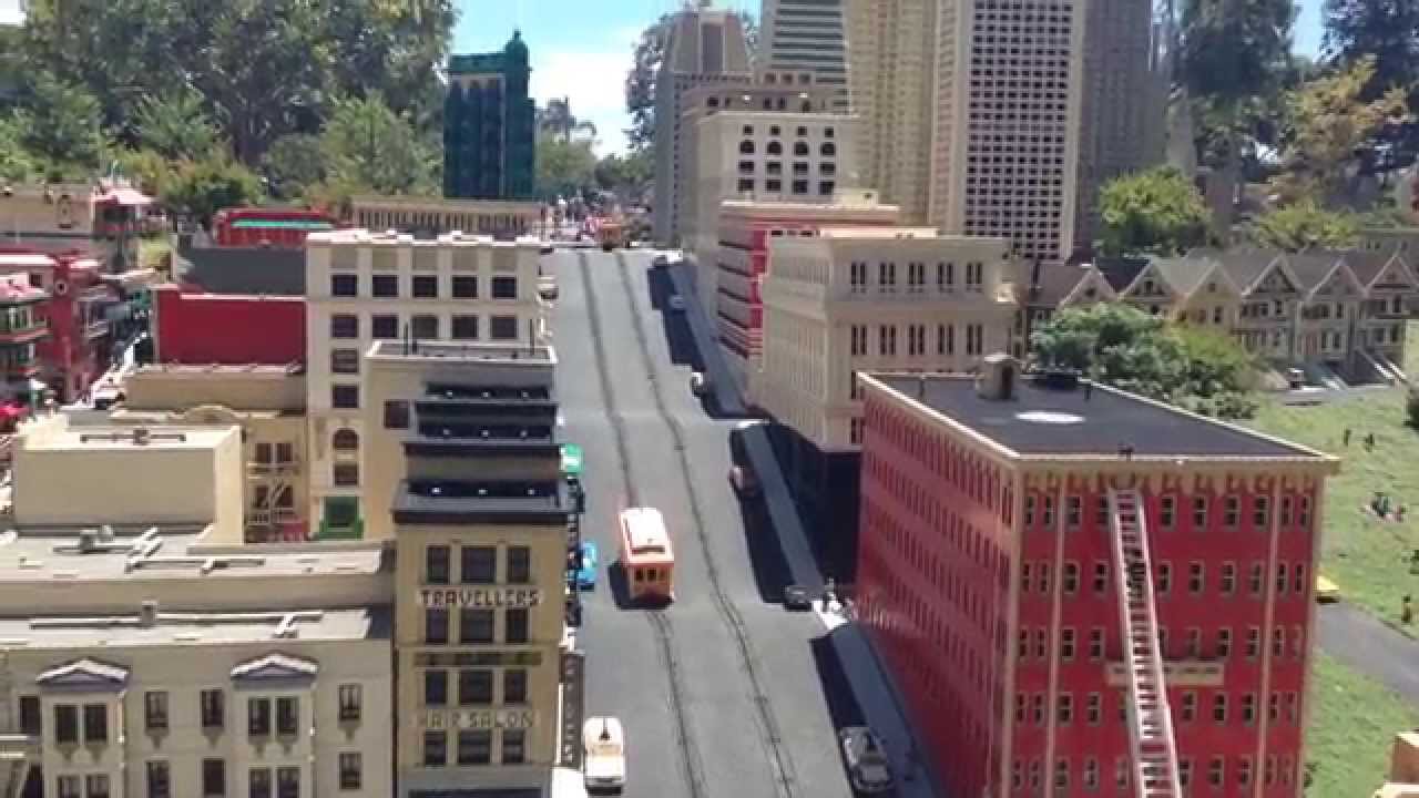 Legoland Los Angeles - San Francisco city model - YouTube