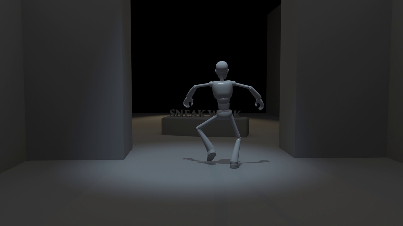 Sneak Walk Cycle | Autodesk Maya - YouTube