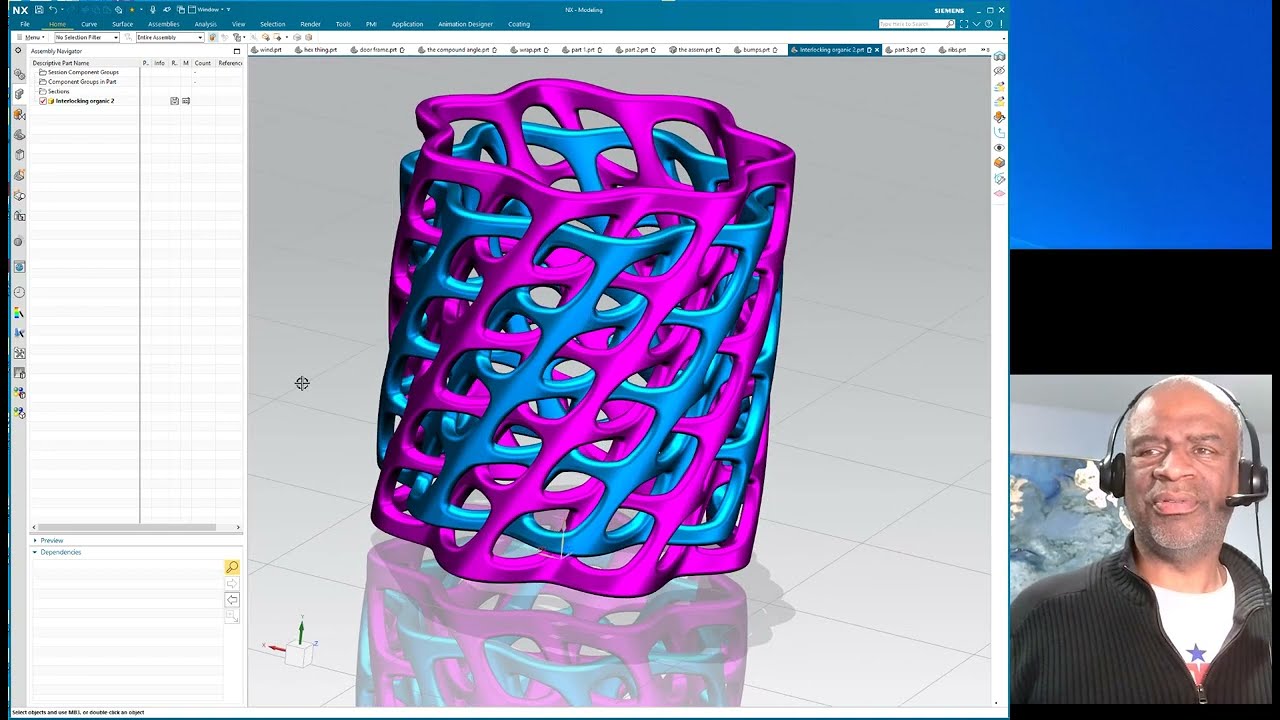 Interlocking Art Surfaces made with Law Curves