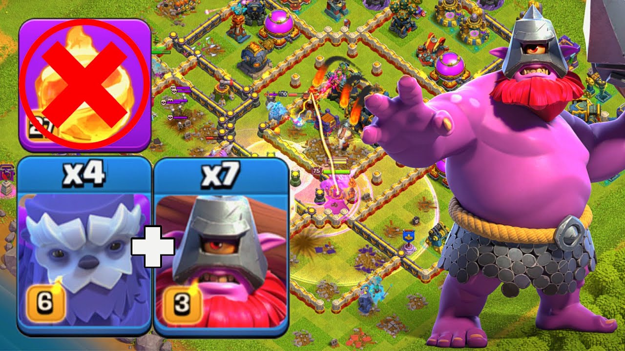 TH17 Yeti Thrower Smash – The Ultimate Legend League Strategy! Clash of ...