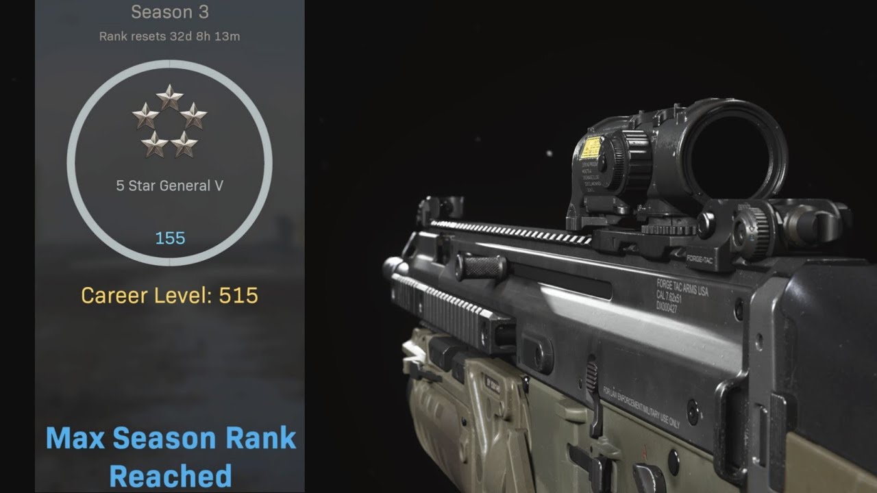 Fugitive FN Scar 17 Blueprint - Call of Duty®: Modern Warfare® - YouTube