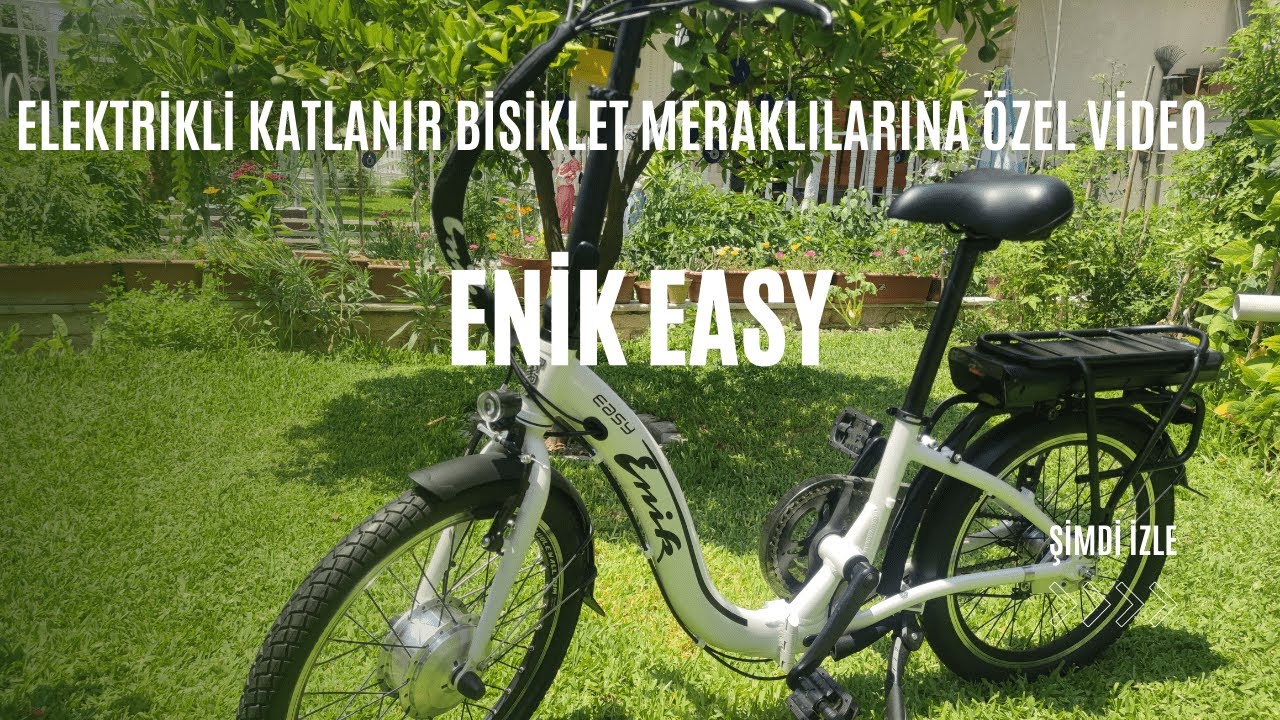 Enik Easy Elektrikli Katlanır Bisiklet Tanıtımı , Sürüş ve Yokuş ...