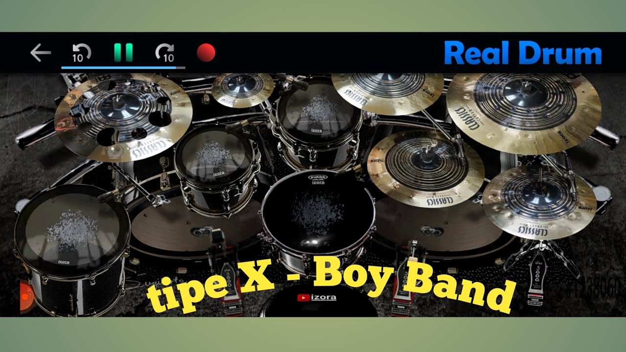 tipe X Boy Band ~ cover real drum - YouTube