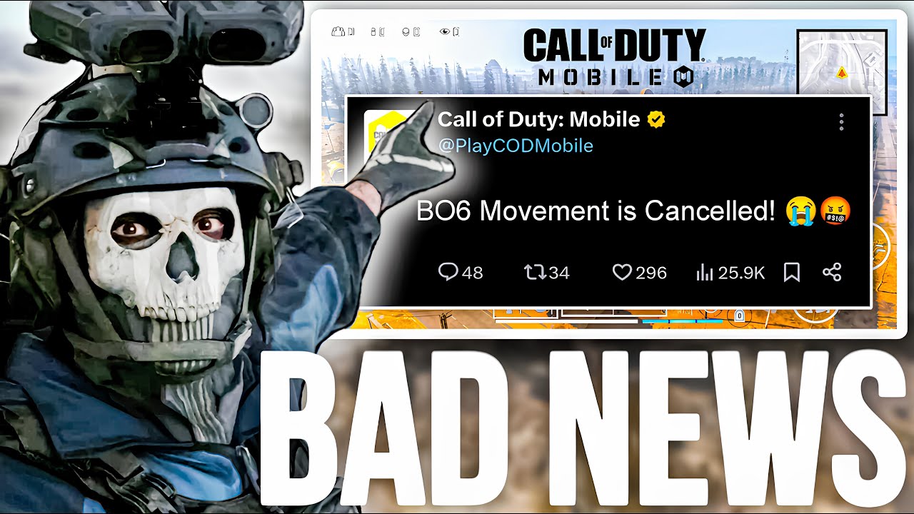 BO6 Movement CANCELLED in COD Mobile?! Players Are FURIOUS… - YouTube