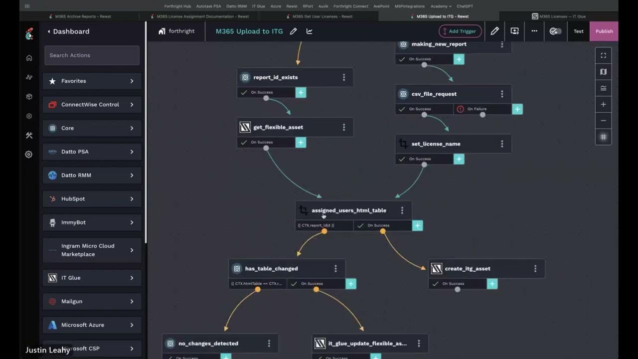 M365 license assignment reports generated automatically with Rewst - YouTube