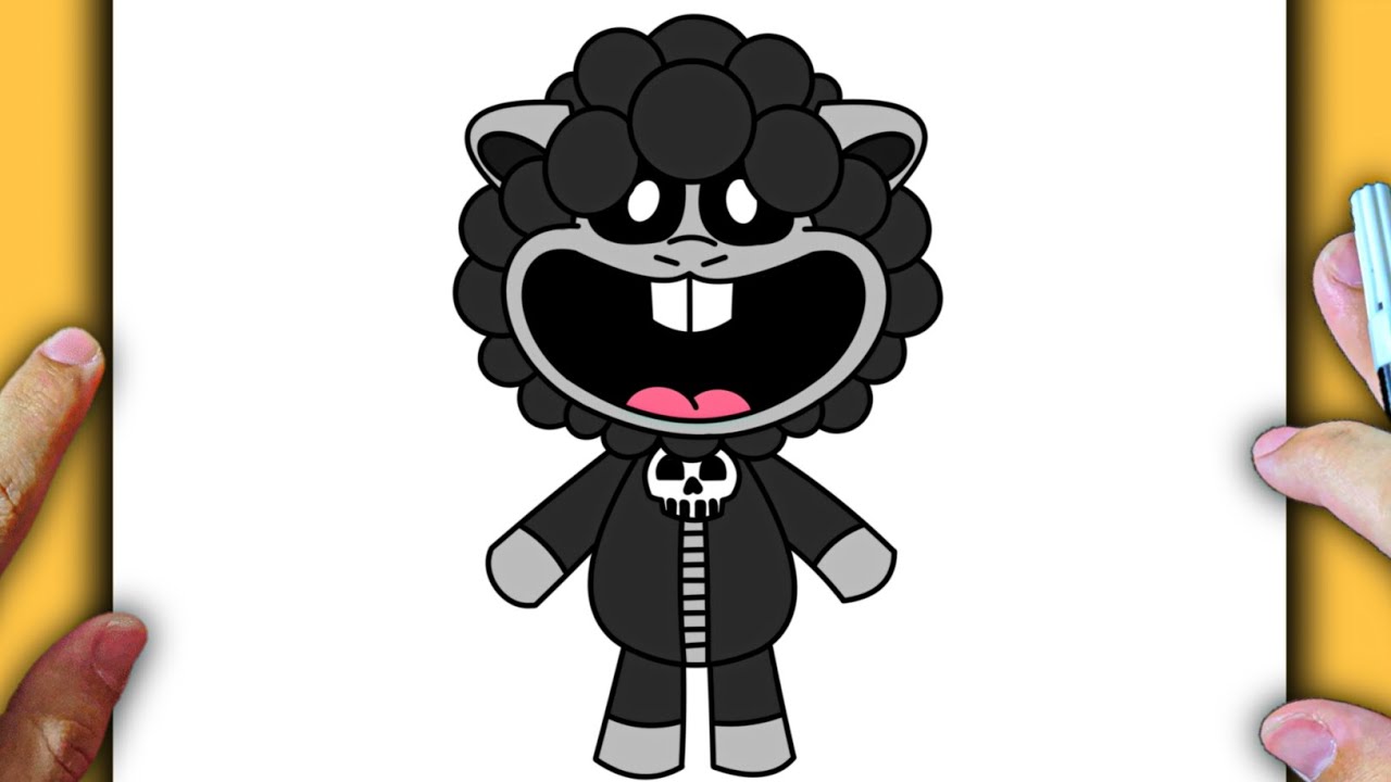 HOW TO DRAW BABA CHOPS FROM POPPY PLAYTIME - YouTube