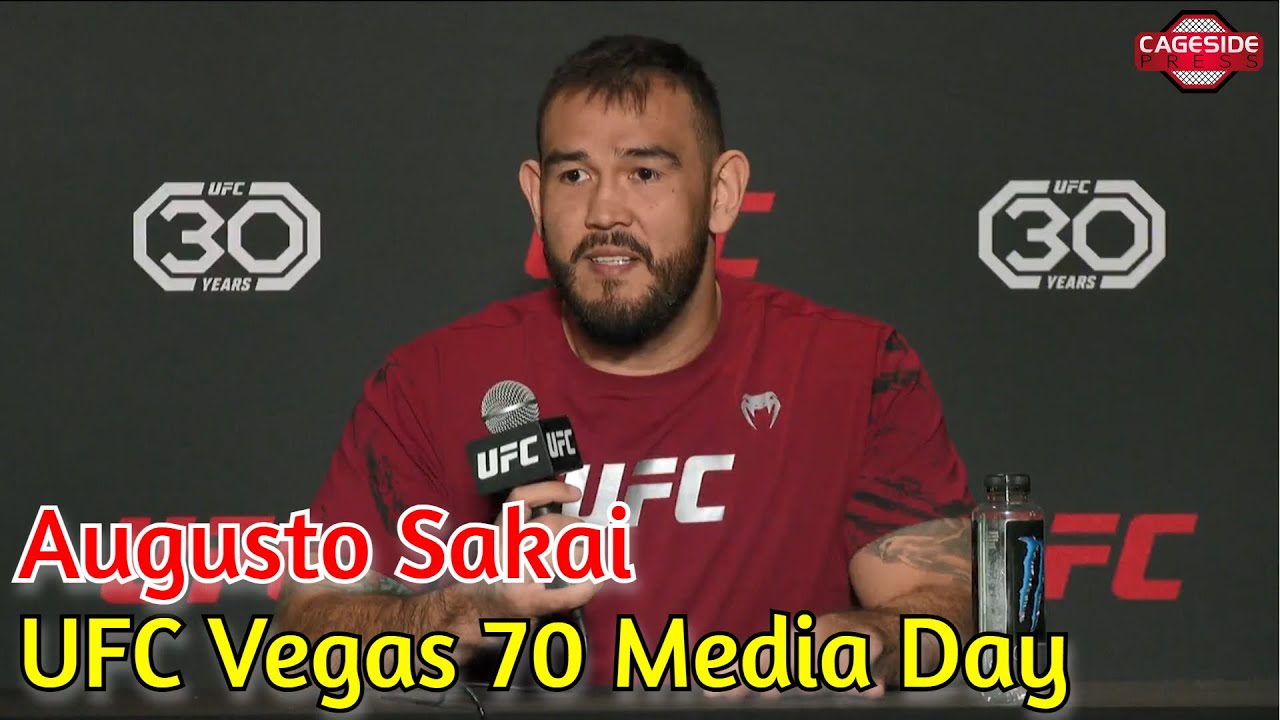Augusto Sakai talks heavyweight scrap with Don'Tale Mayes | UFC Vegas ...