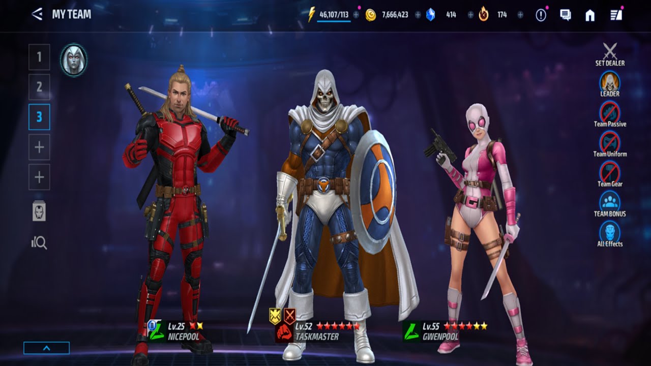 Nicepool Taskmaster Gwenpool - Marvel Future Fight - YouTube