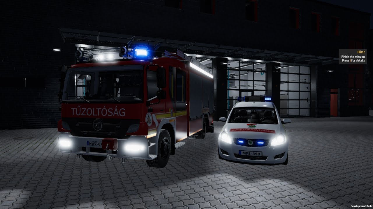 Night shift of the Budapest Fire Department! - YouTube