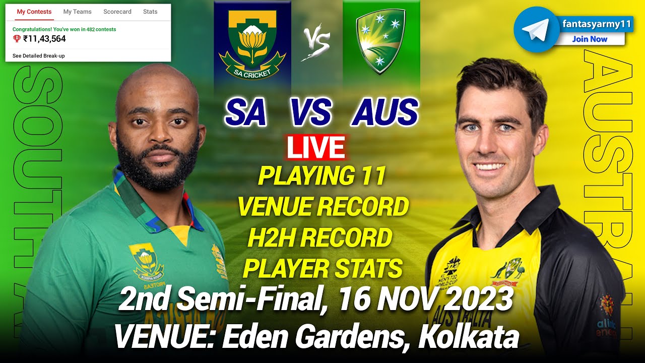🔴LIVE SA vs AUS Live Prediction| SA vs AUS | Australia vs South Africa ...