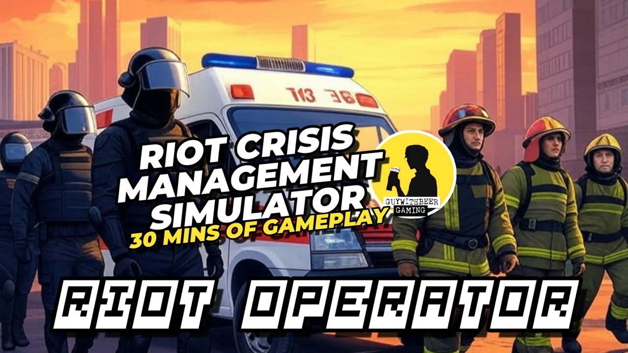 RIOT OPERATOR, 30 MINS OF GAMEPLAY #riotoperator #gameplay #management - YouTube