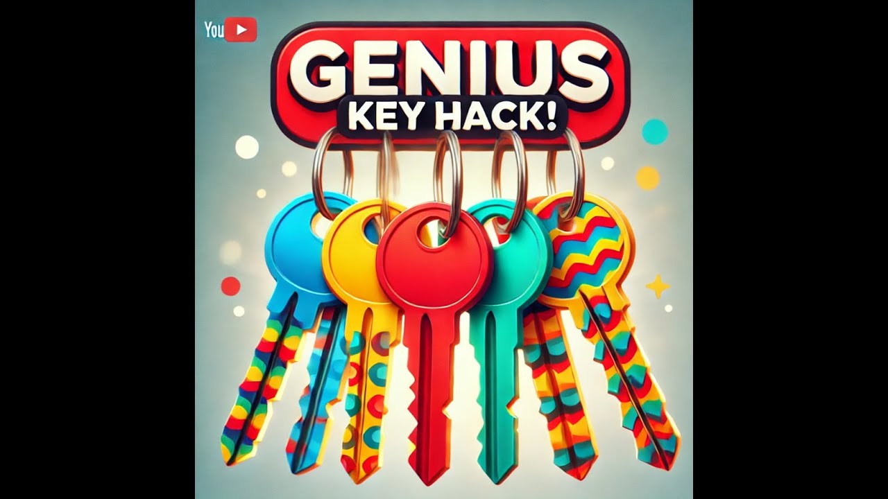 Never Mix Up Your Keys Again! Simple DIY Key Hack - YouTube