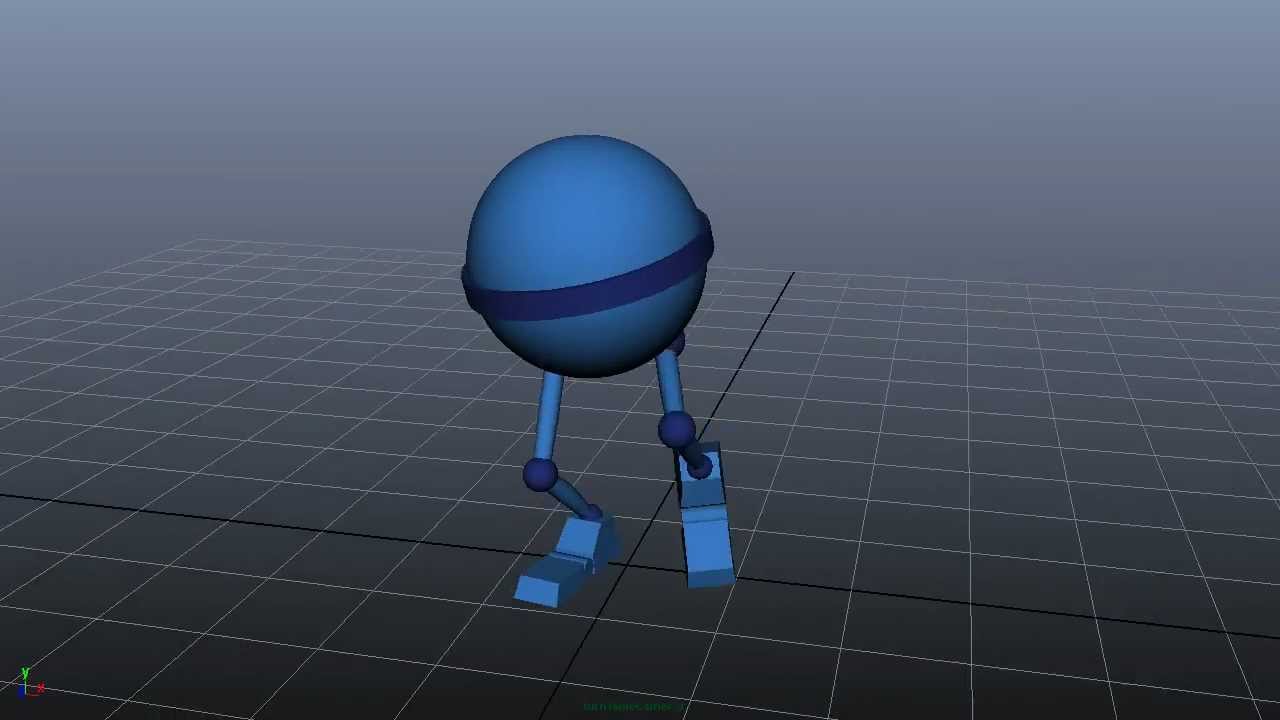 Lieutenant Dan Rig - Walk Cycle Test (Turntable) - YouTube