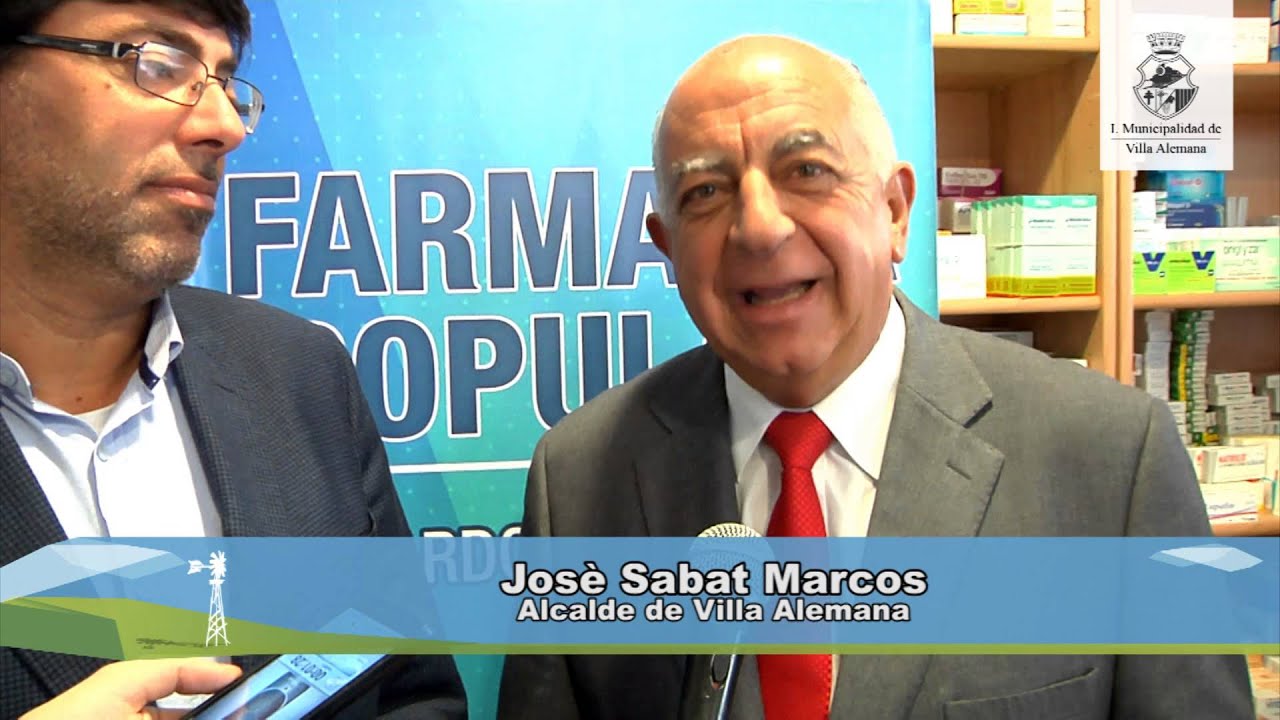 VISITA DEL ALCALDE JOSÈ SABAT A FARMACIA POPULAR CREADA EN LA COMUNA DE ...