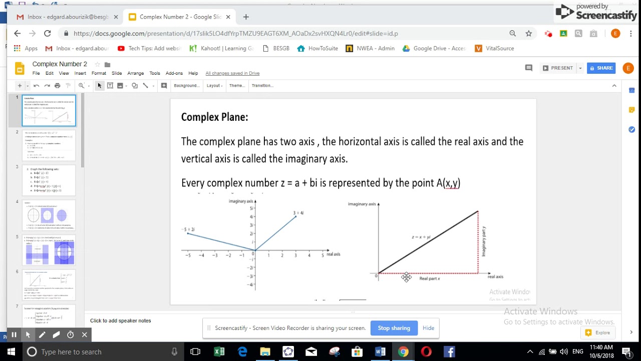 part 4 complex numbers complex plane - YouTube