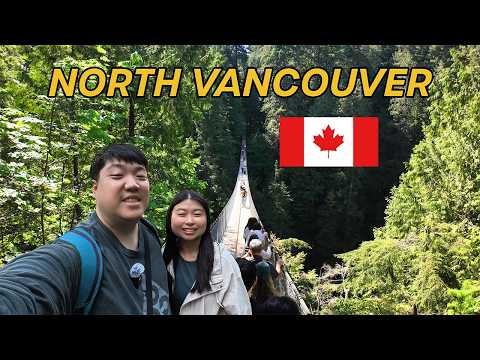 Capilano & Lynn Canyon Suspension Bridge Parks | Canadian Donut Tour | North Vancouver Nature Vlog 🍁