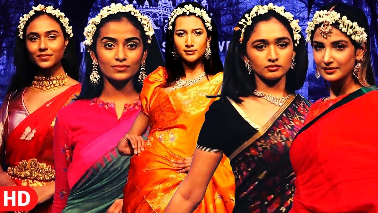 Mysore Fashion Week | Season 6 | Models Ramp Walk In Saree | Fashion ...