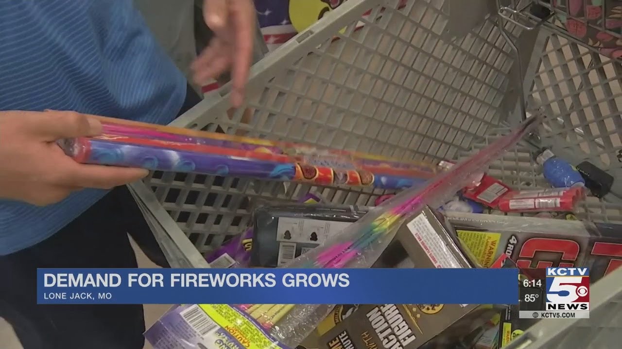 Lone Jack firework company gets creative as demand booms - YouTube