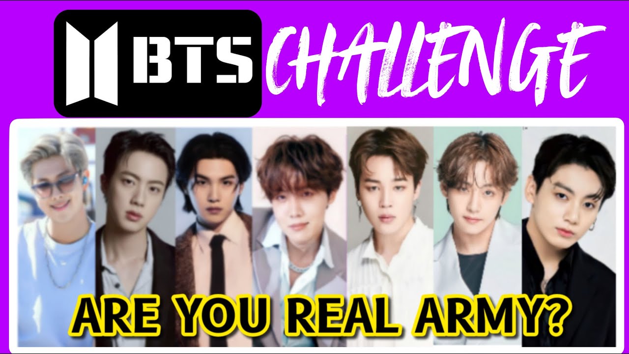KUIS BTS |ARE YOU REAL ARMY? | BTS CHALLENGE| KPOP QUIZ - YouTube
