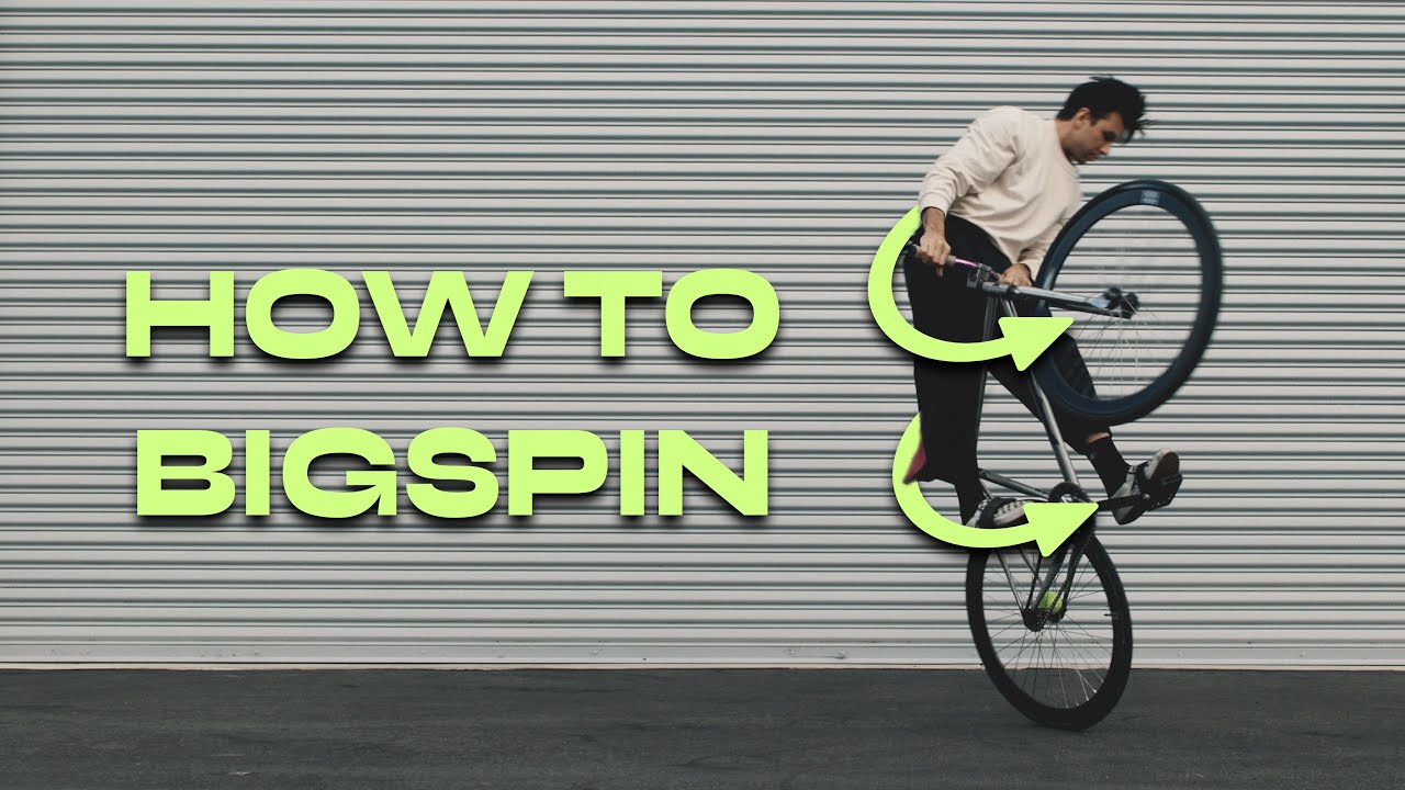 How To BIGSPIN A Fixed Gear Bike - YouTube