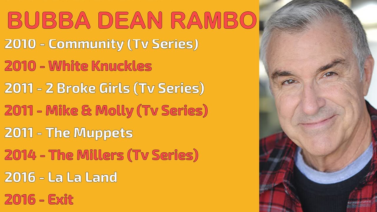 BUBBA DEAN RAMBO MOVIES LIST - YouTube